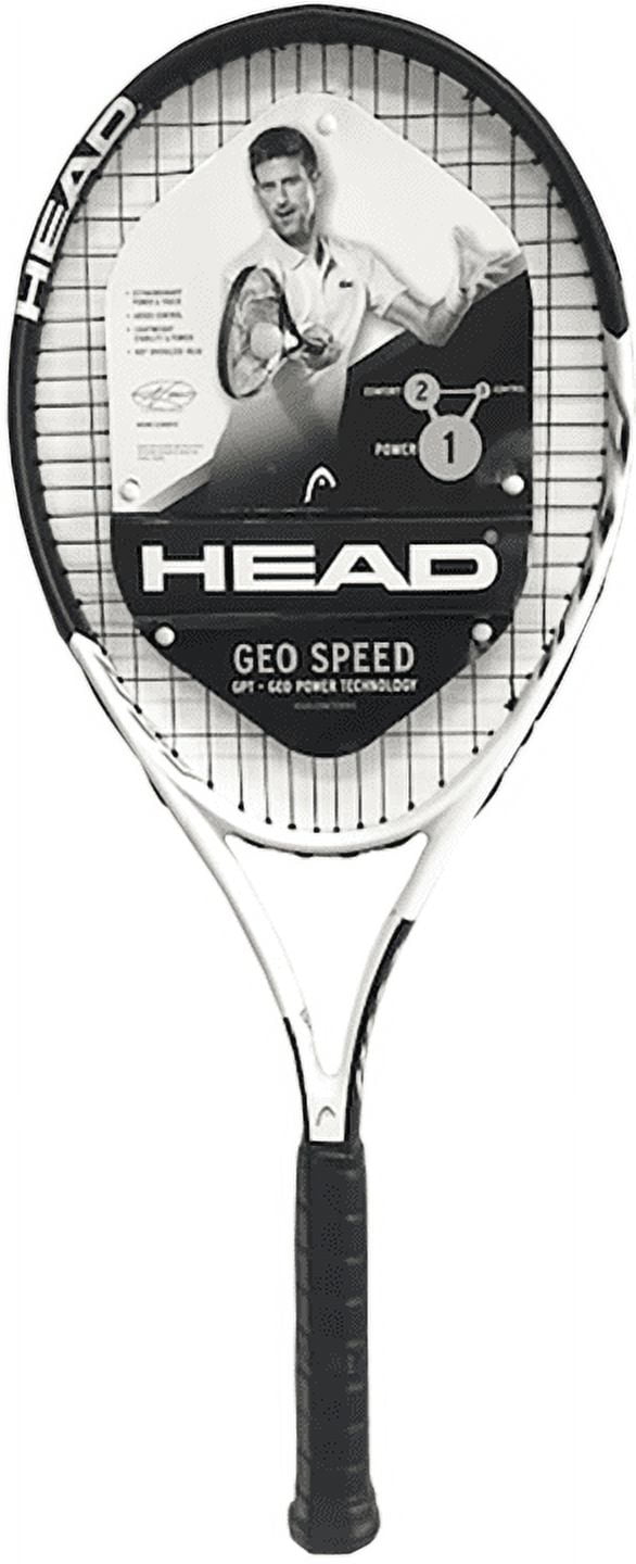 HEAD Geo Speed Tennis Racquet, Black/White, 10.4 oz - Walmart Business ...