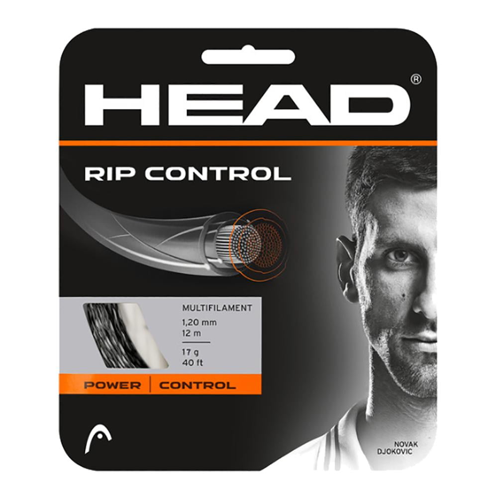 HEAD Rip Control Tennis String (Black, 17g) - Walmart.com