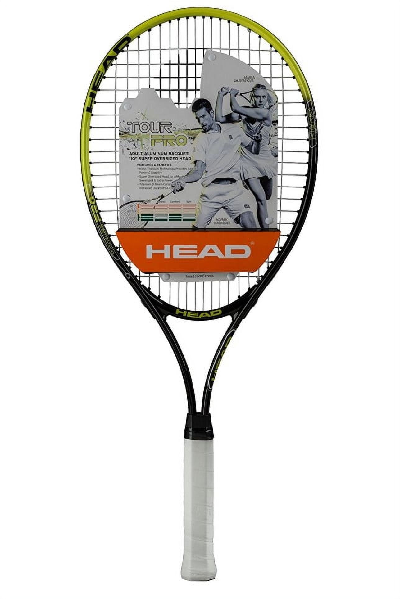 HEAD Tour Pro Prestrung Tennis Racquet, 110 Sq. in. Head Size, 9.9 ...