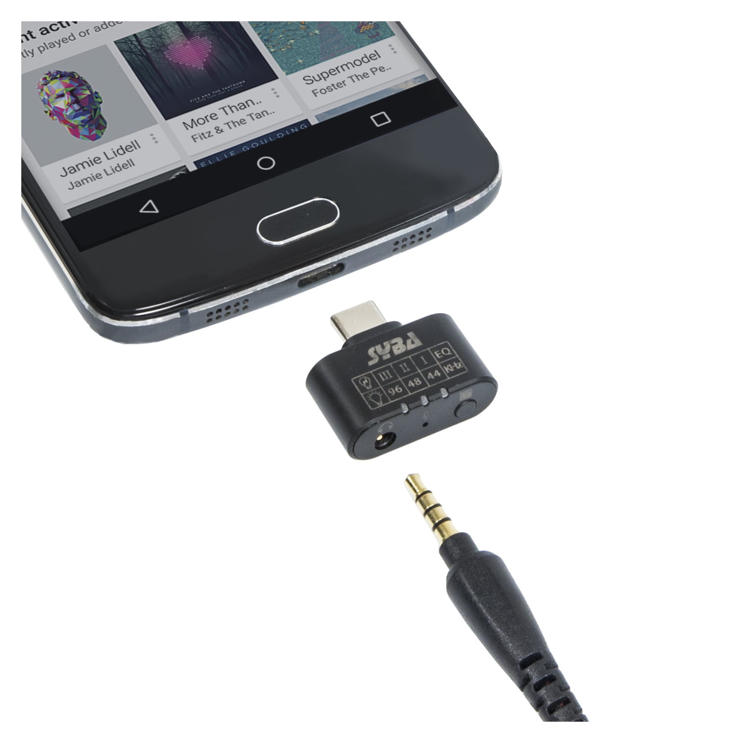 Syba 96 KHz 24 Bit DAC Type-C Audio Adapter to 3.5mm Headphone ...