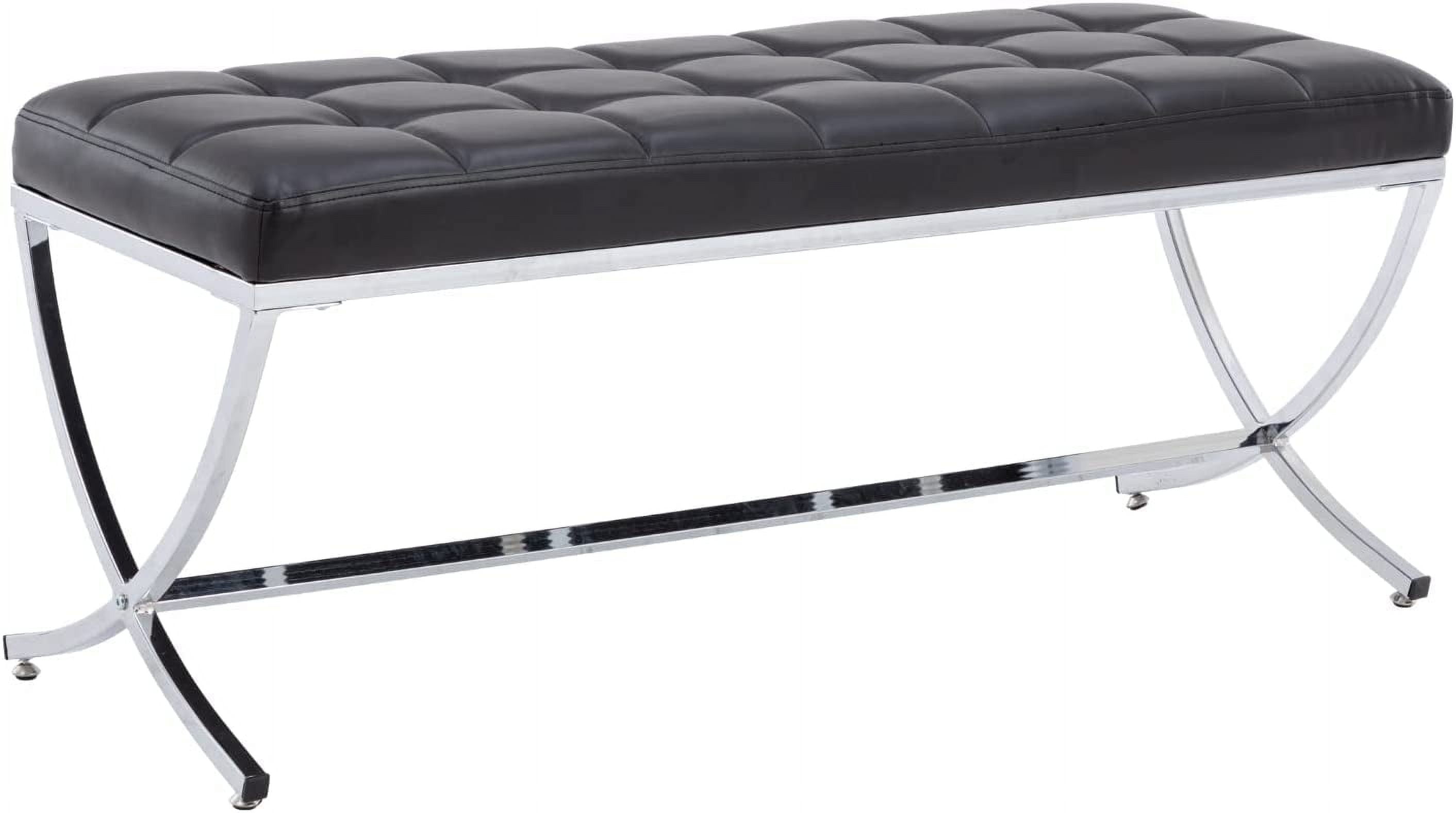 HEAH-YO Modern Dining Bench for Table, Button Tufted Ottoman Bench with ...