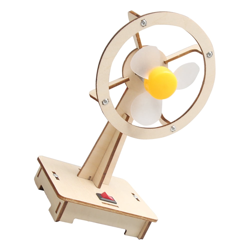 HEALEEP 1 Set Diy Assembly Fan Fan Toy for Children with Electricity to ...