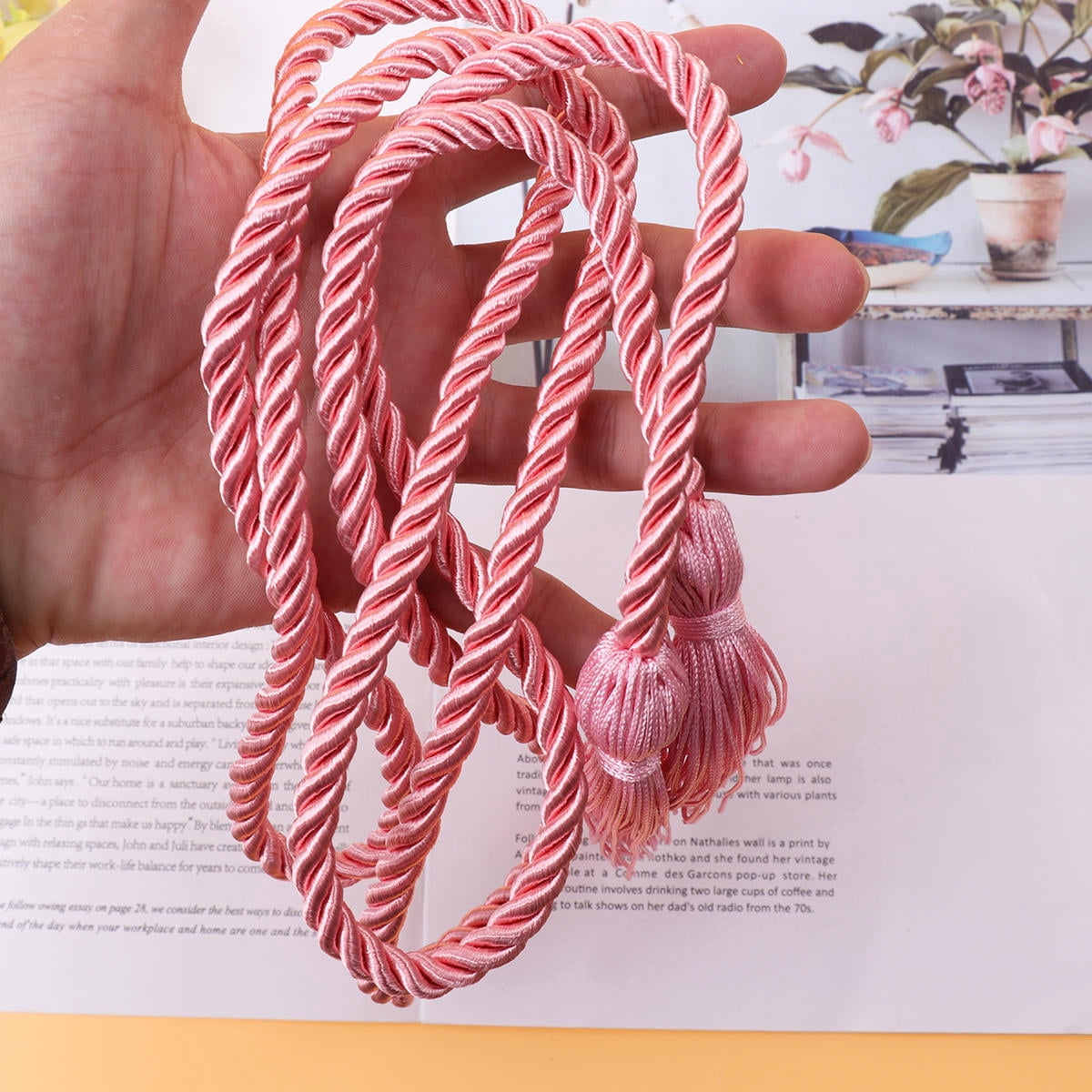 HEALEEP 1 Set Graduation Honor Cords Pink for Ceremonial Use Bachelor ...