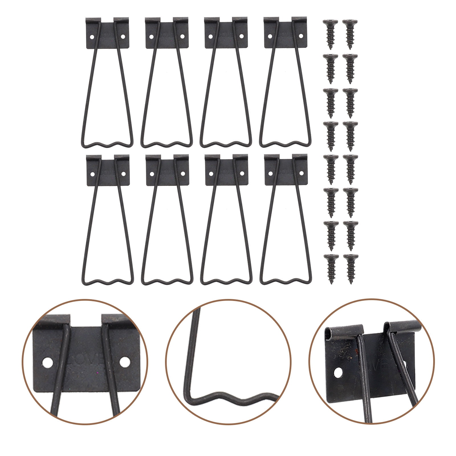 HEALEEP 1 Set Photo Frame Bracket Easel Back Stand Mounting with Iron ...