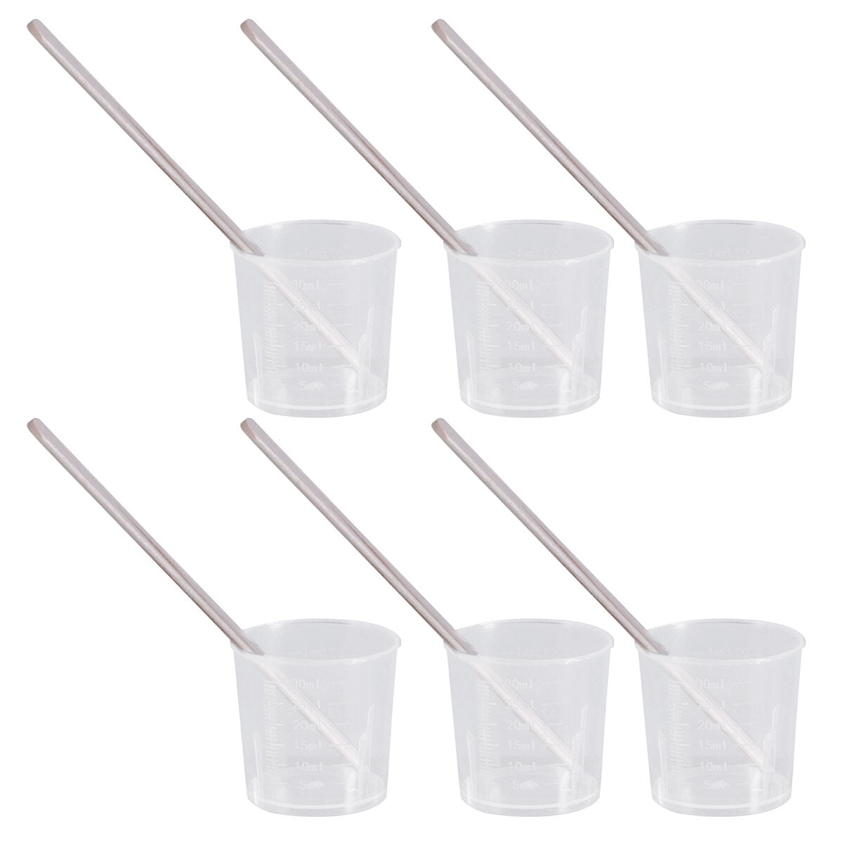 HEALEEP 100Pcs Automotive Paint Mixing Cups with Graduated Marks for ...