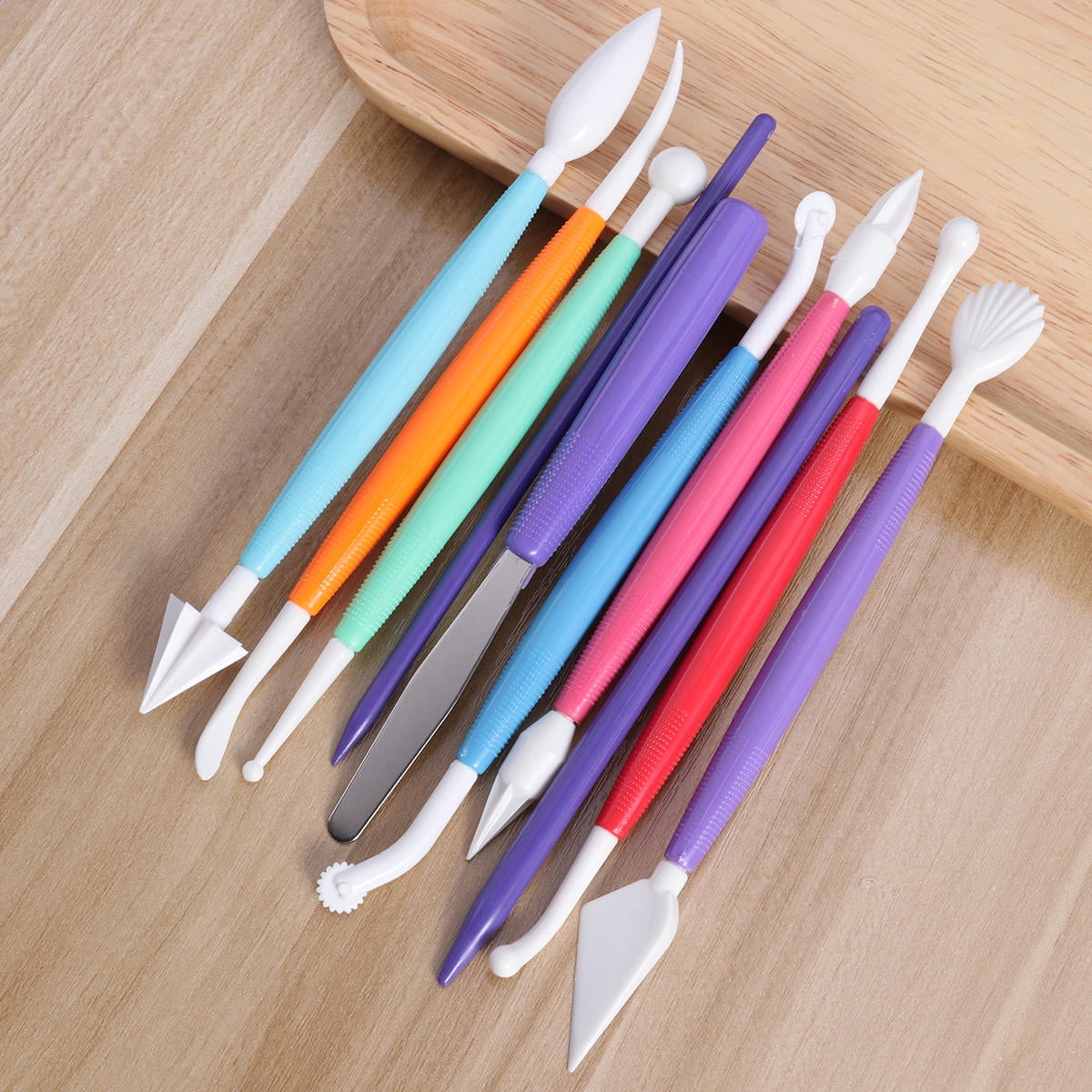 HEALEEP 10Pcs Pottery Ceramics Clay Tool Kit for Students School Use ...