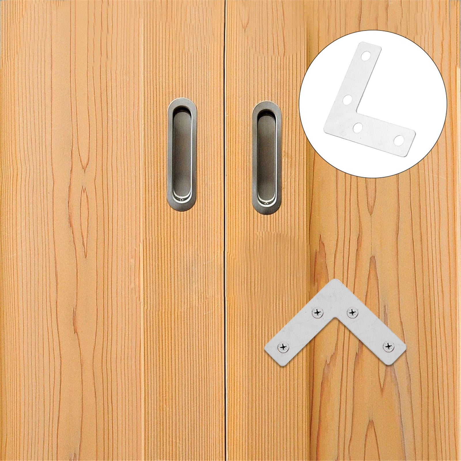 HEALEEP 10Pcs Silver L-Shape Small Corner Bracket for Durable Repair ...