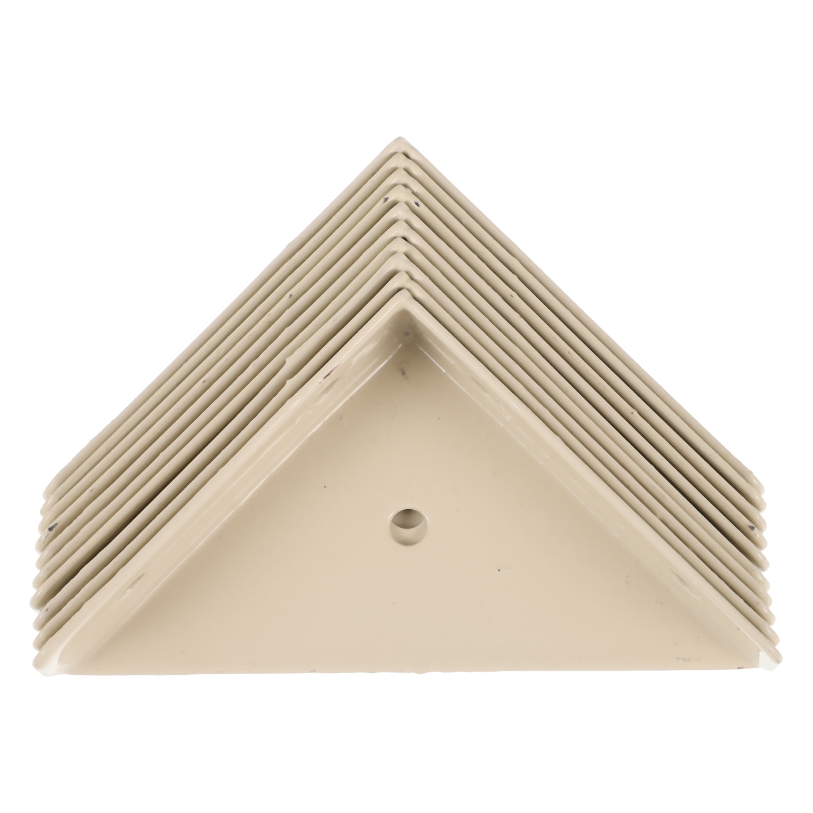 HEALEEP 10Set Beige Triangle Corner Brace for Furniture Assembly Stable ...