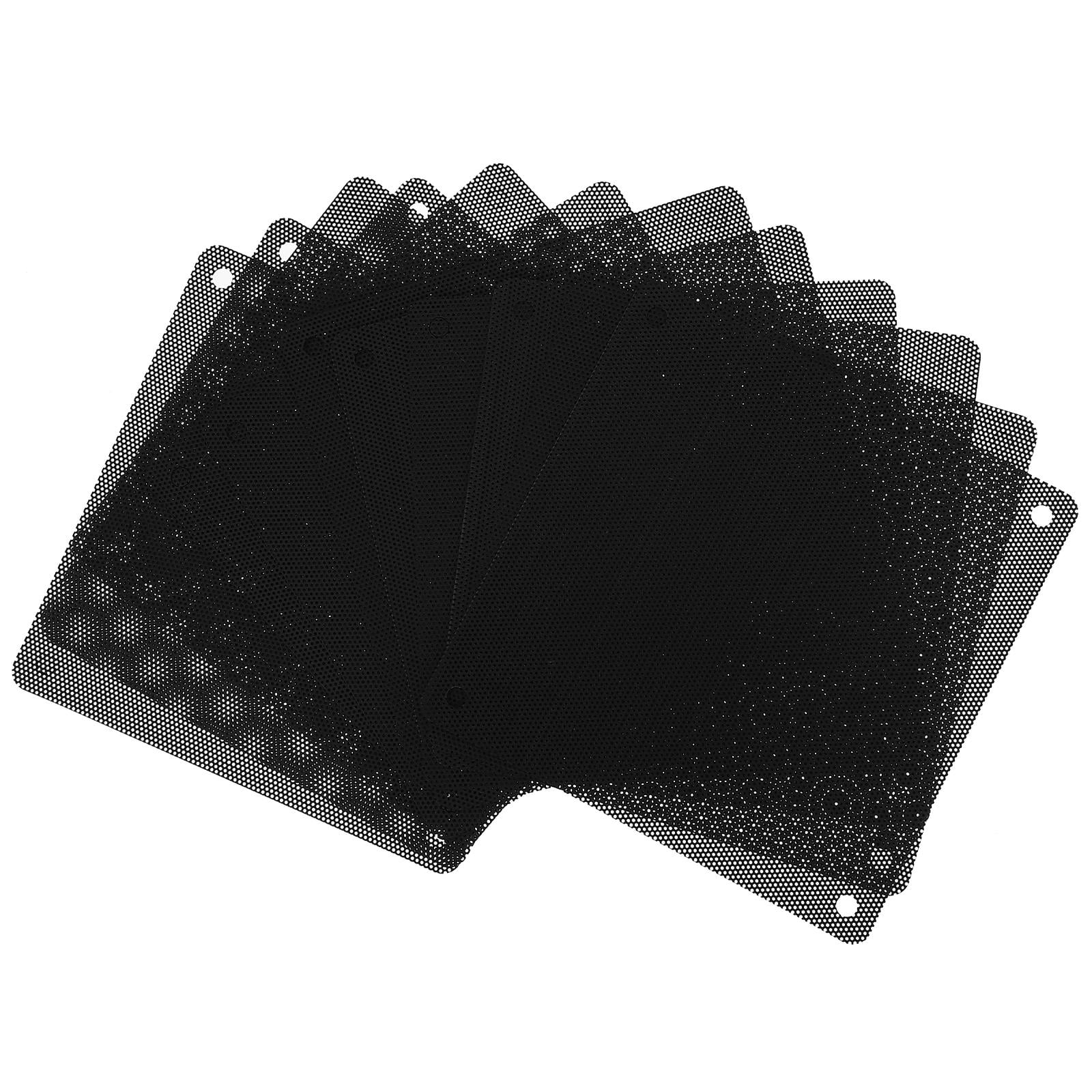 HEALEEP 12Pcs Computer Fan Grills Simple and Practical Black 4.7x4.7in ...
