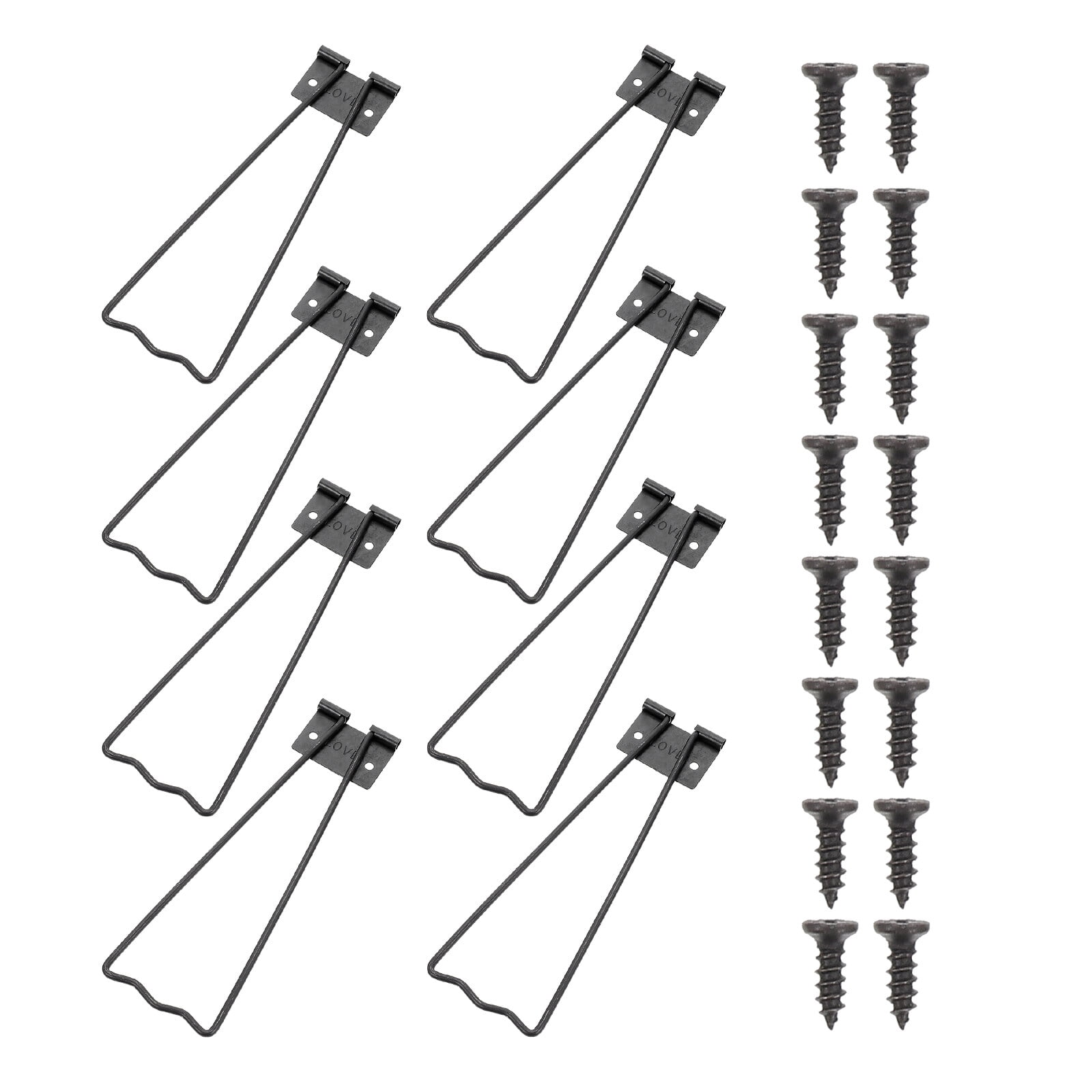 HEALEEP 16 Screws Picture Frame Holders Iron Support Stability Display ...