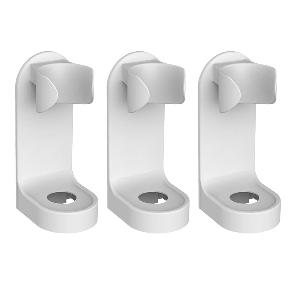 HEALEEP 16 White Plastic Toothbrush Storage Clip Wall Mounted Rack for ...