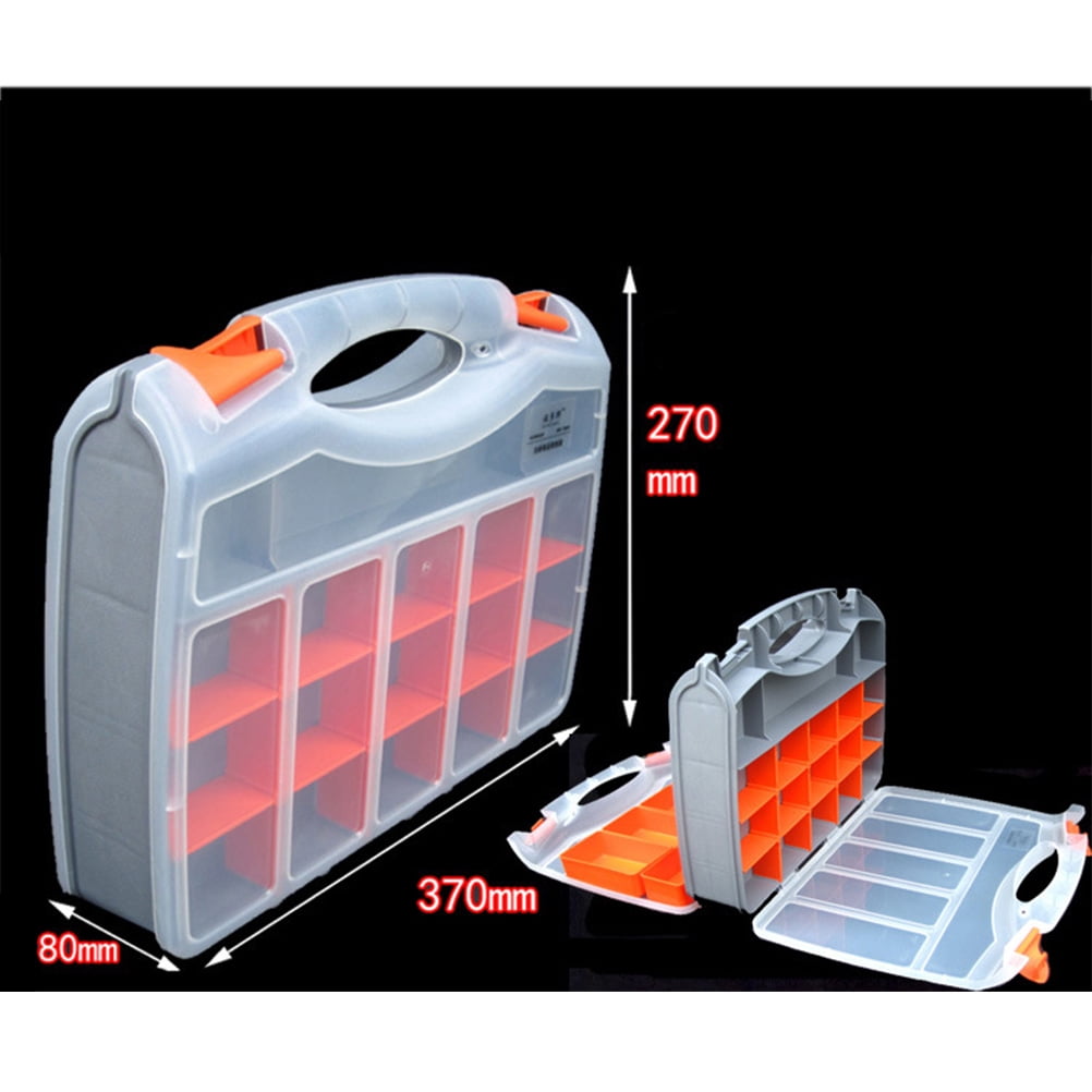 HEALEEP 1Pack Dual Sides Storage Box Multi Color Plastic Dividers for ...
