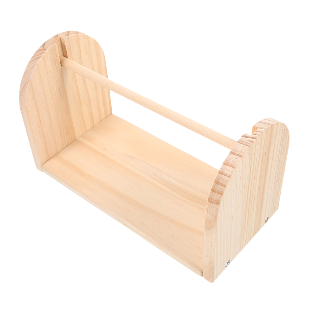 HEALEEP 1Pack Multi Functional Yarn Rack Wood Rectangular for Sewing ...