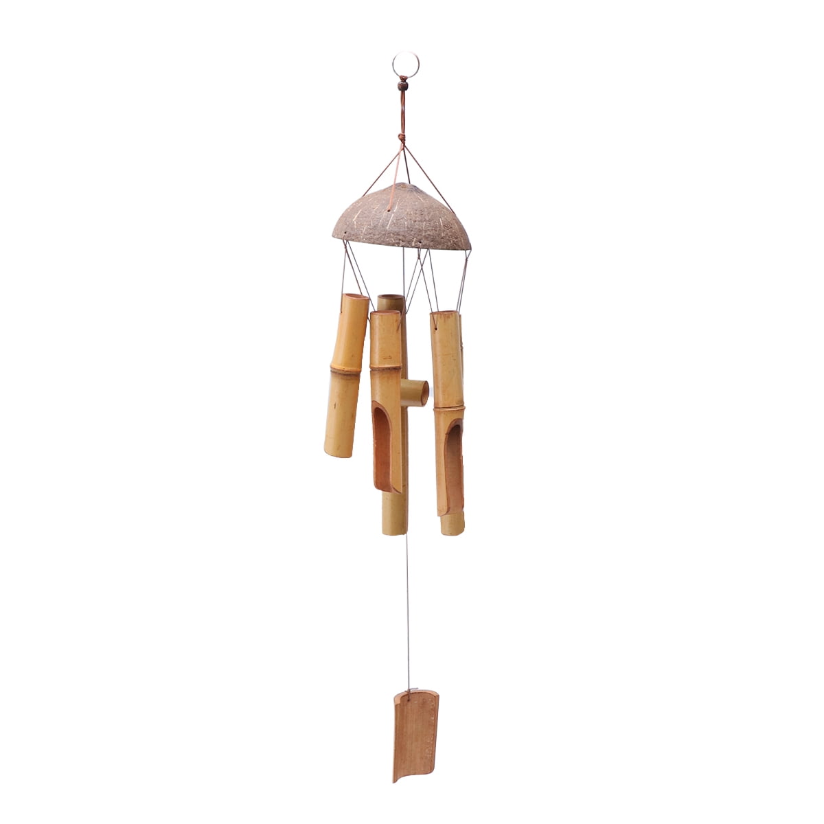 HEALEEP 1Pack Natural Style Bamboo Wind Chime for Family and Garden ...