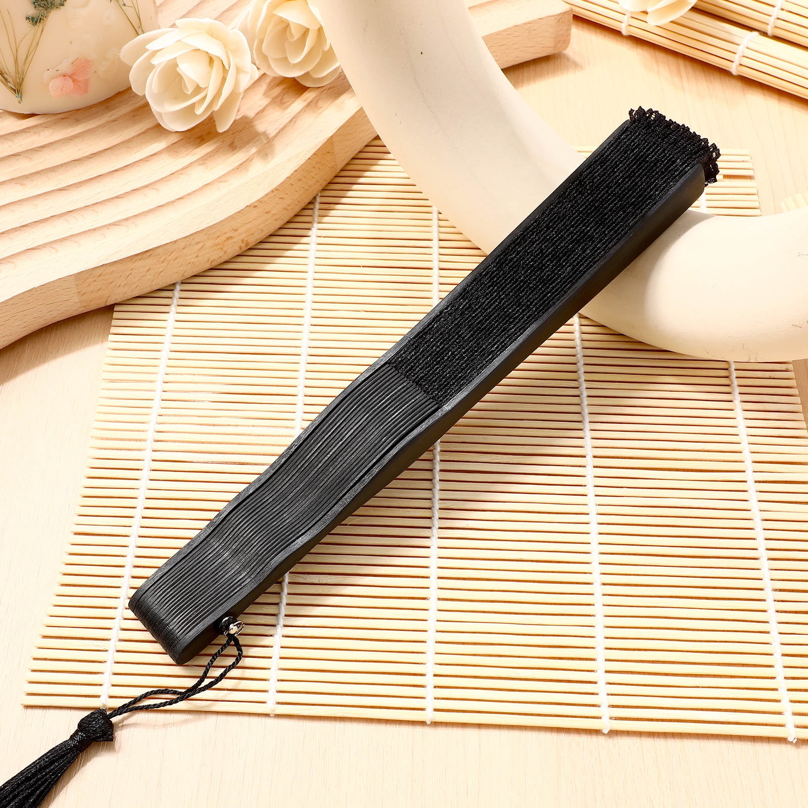 HEALEEP 1Pack Portable Folding Hand Fan Bride Accessories Lace Spanish ...