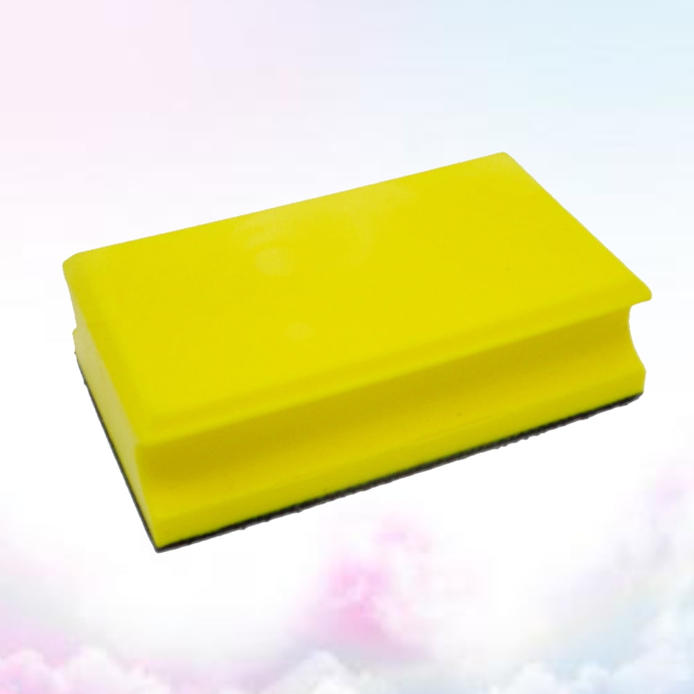 HEALEEP 1Pack Yellow Pu Foam Hand-Held Sanding Block for Woodworking ...
