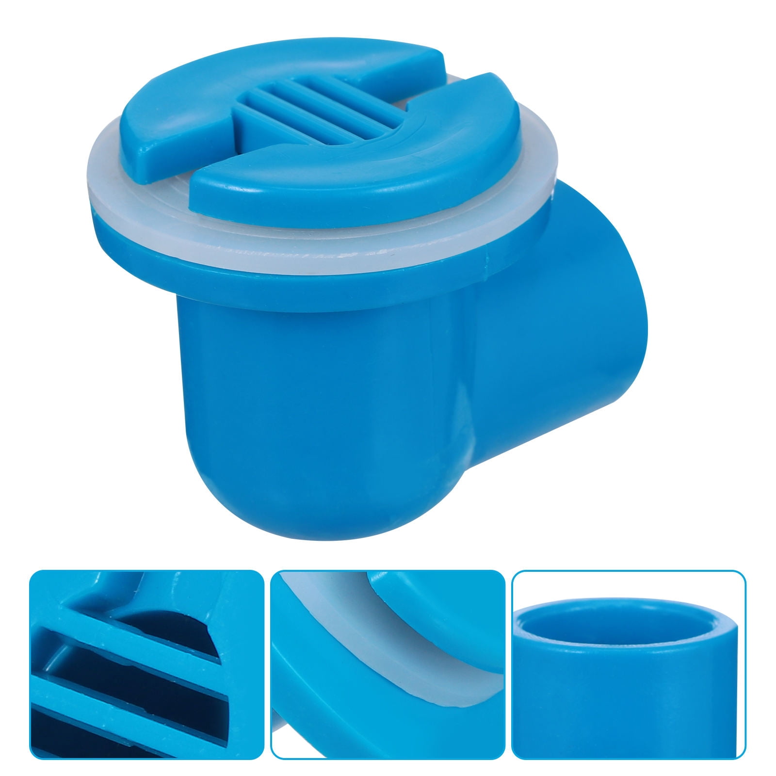 HEALEEP 1Pcs Blue Curved PVC Pipe Connector For Fish Tank Drainage And ...