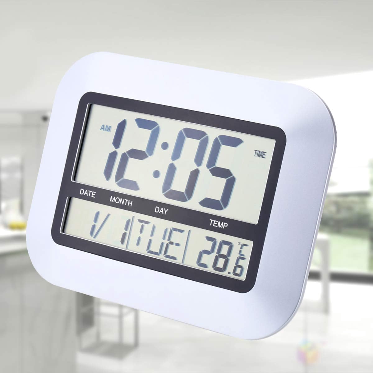 HEALEEP 1Pcs Desk Thermometer Indoor Office with and Humidity ...