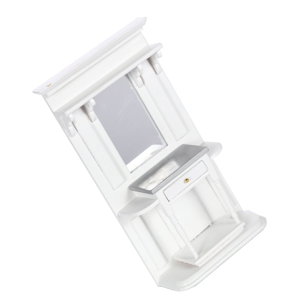 HEALEEP 1Pcs Mini Dressing Table Model with Simple Design in White ...