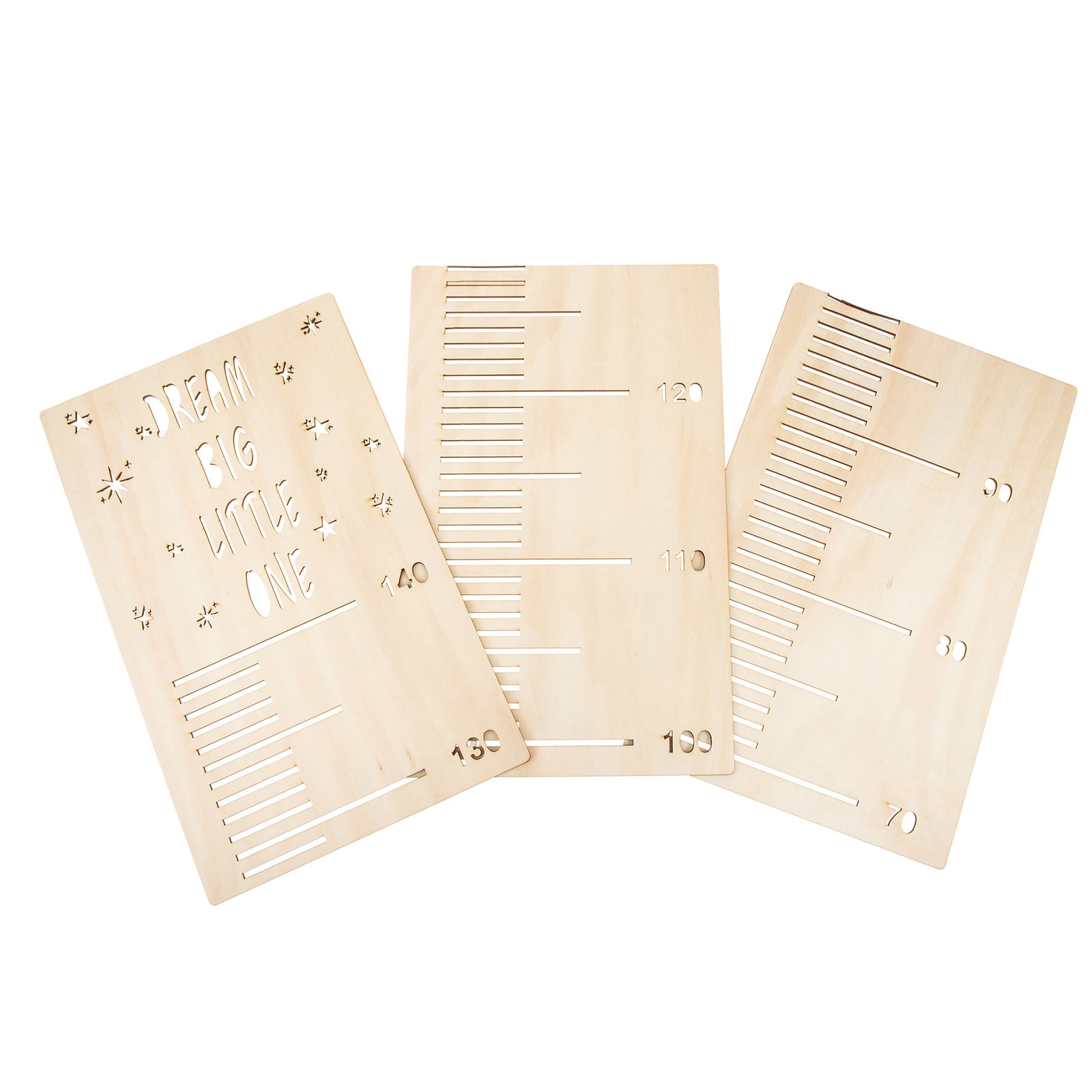 HEALEEP 1Set Khaki Height Measuring Wall Sticker Simple Shapes for Home ...