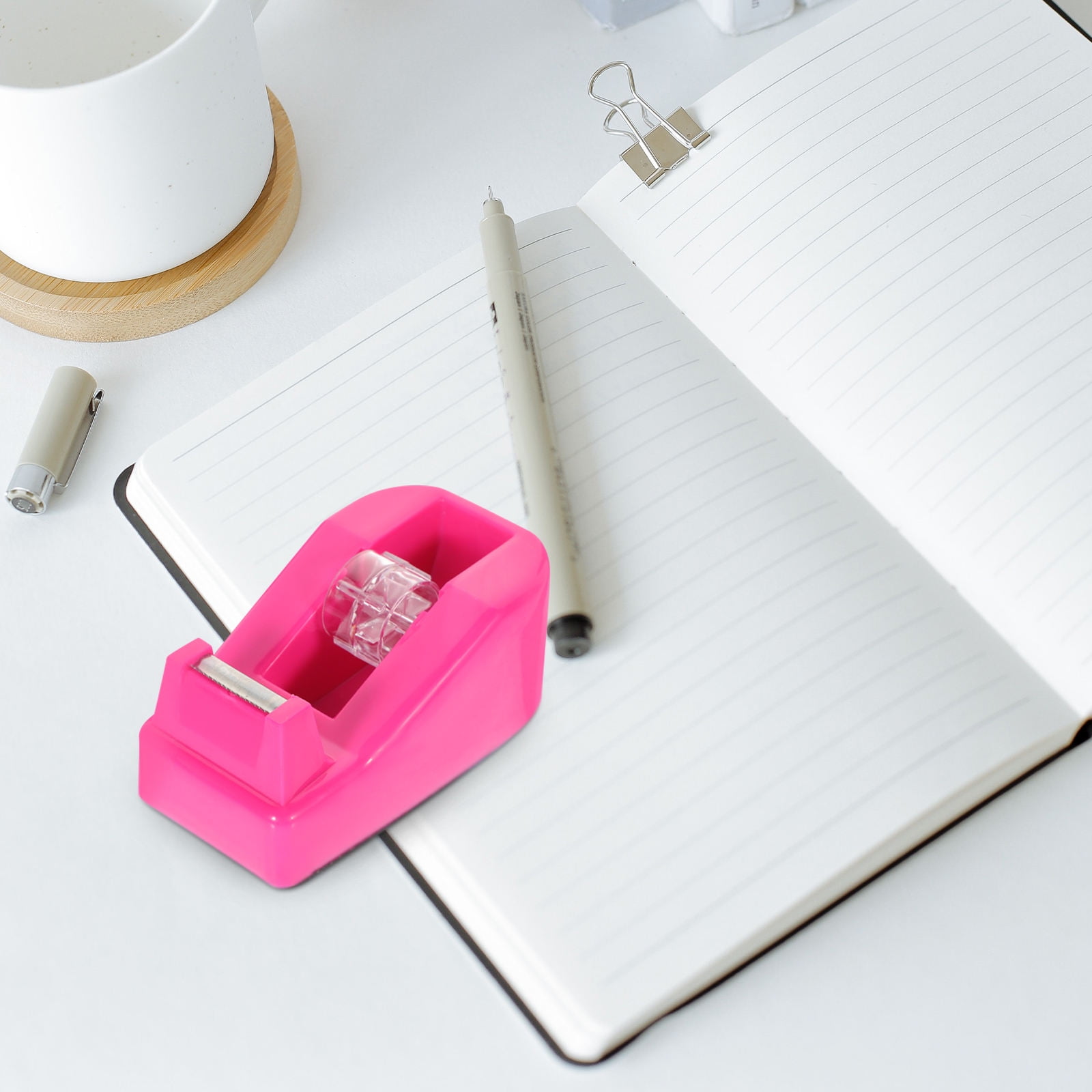 HEALEEP 1Set Rosy Compact Tape Dispenser for Students and Creative ...