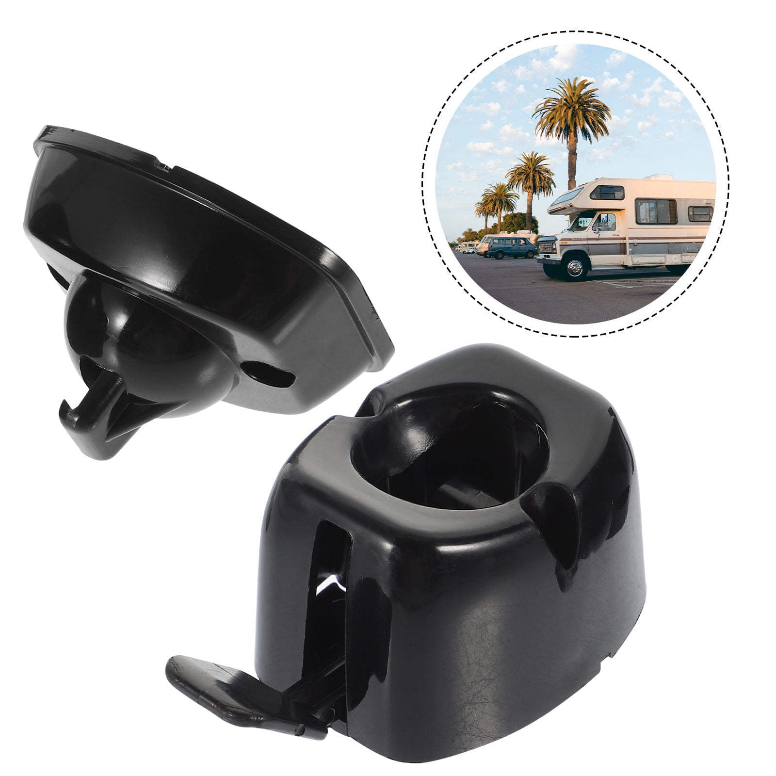 HEALEEP 1Set Rv Door Latch Bracket for Doors Motorhome Door Catch with ...