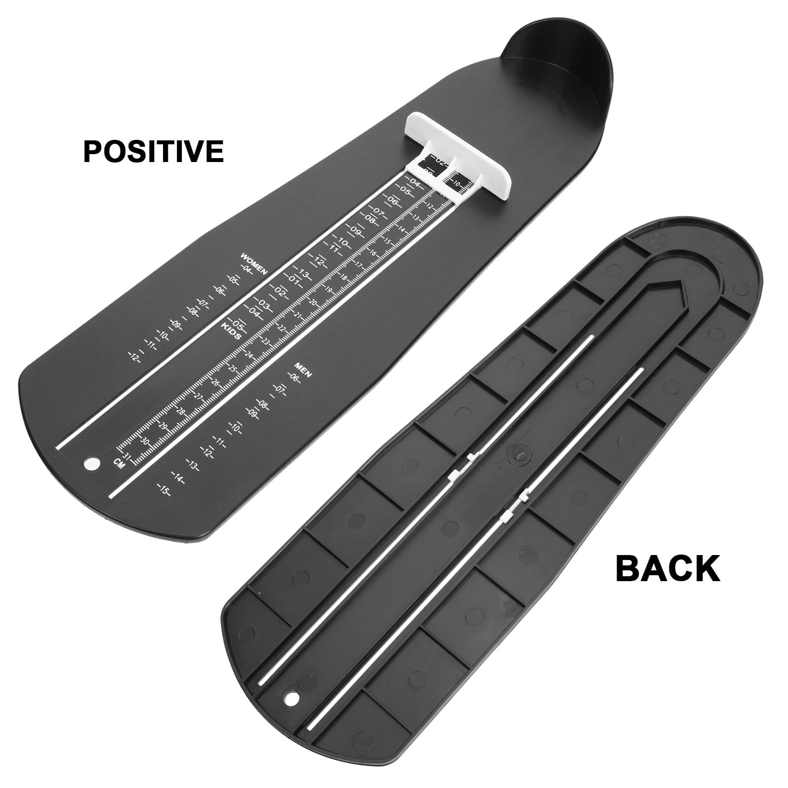 HEALEEP 2 Pcs Measuring Foot Length Measurement Ruler Tool Size Gauge ...