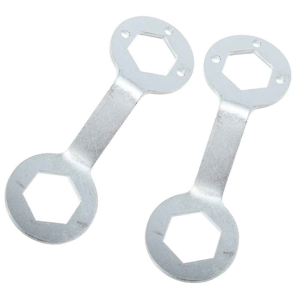 HEALEEP 2 Pcs Wrench Tool Washing Machine Spanner Repair Tools Silver ...