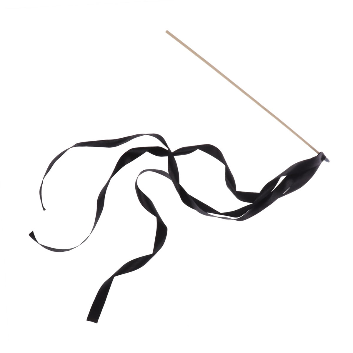 HEALEEP 20Pcs for Wedding Party Favor Black Ribbon Streamers Sticks ...