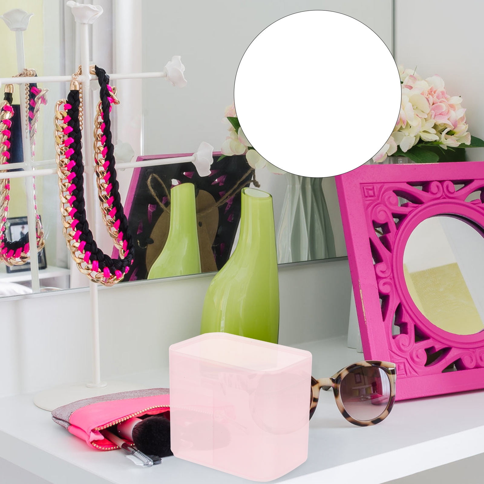 HEALEEP 2Pack Storage Containers Nail Supplies For Women With Oval ...