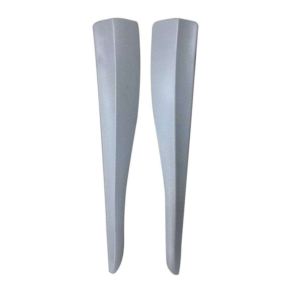 HEALEEP 2Pcs Anti Collision Patch Bumper Guard Strip Grey PVC for Car ...