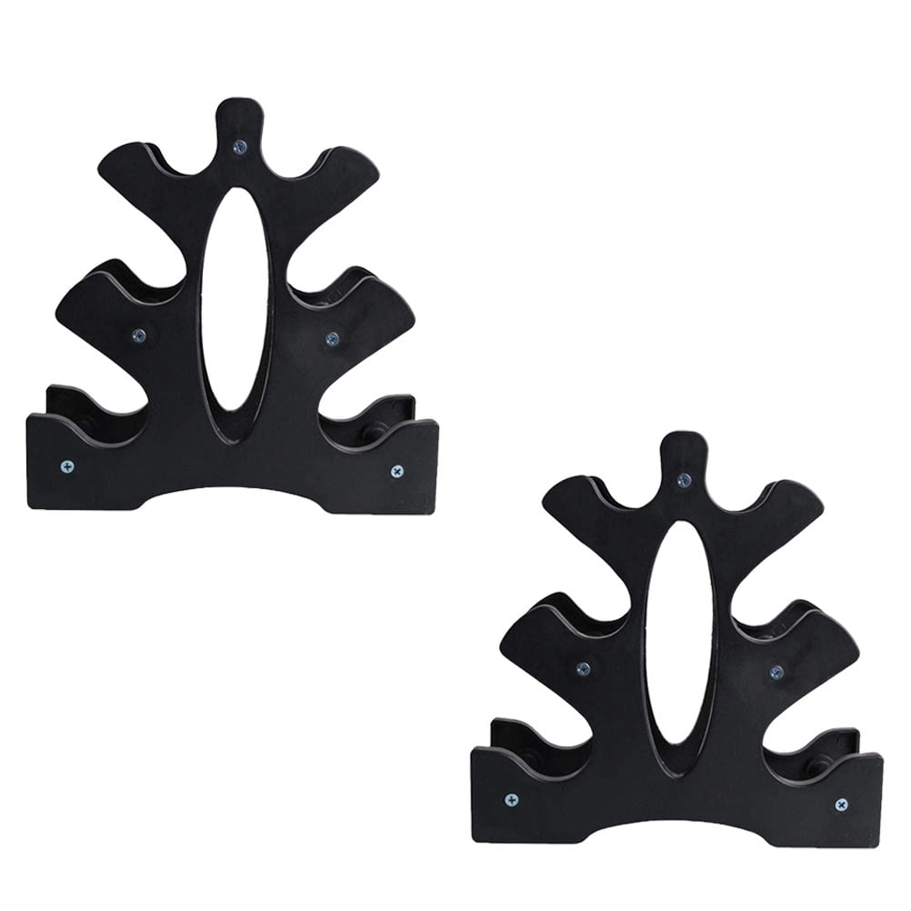 HEALEEP 2Pcs Hand Weight Rack with Triangular Tripod Shape for Exercise ...