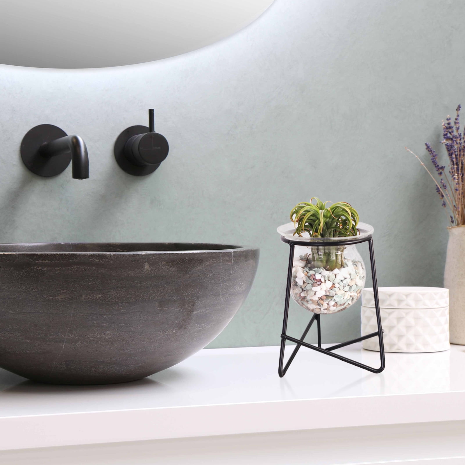 HEALEEP 2Pcs Metal Crystal Ball Base For Tabletop Ornaments In Home And ...