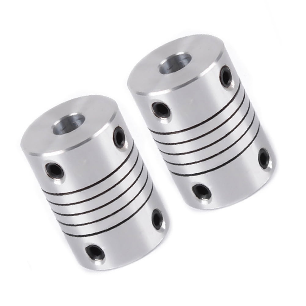 HEALEEP 2Pcs Motor Coupler Aluminum Alloy 6x4x1in for Stepper Motor ...