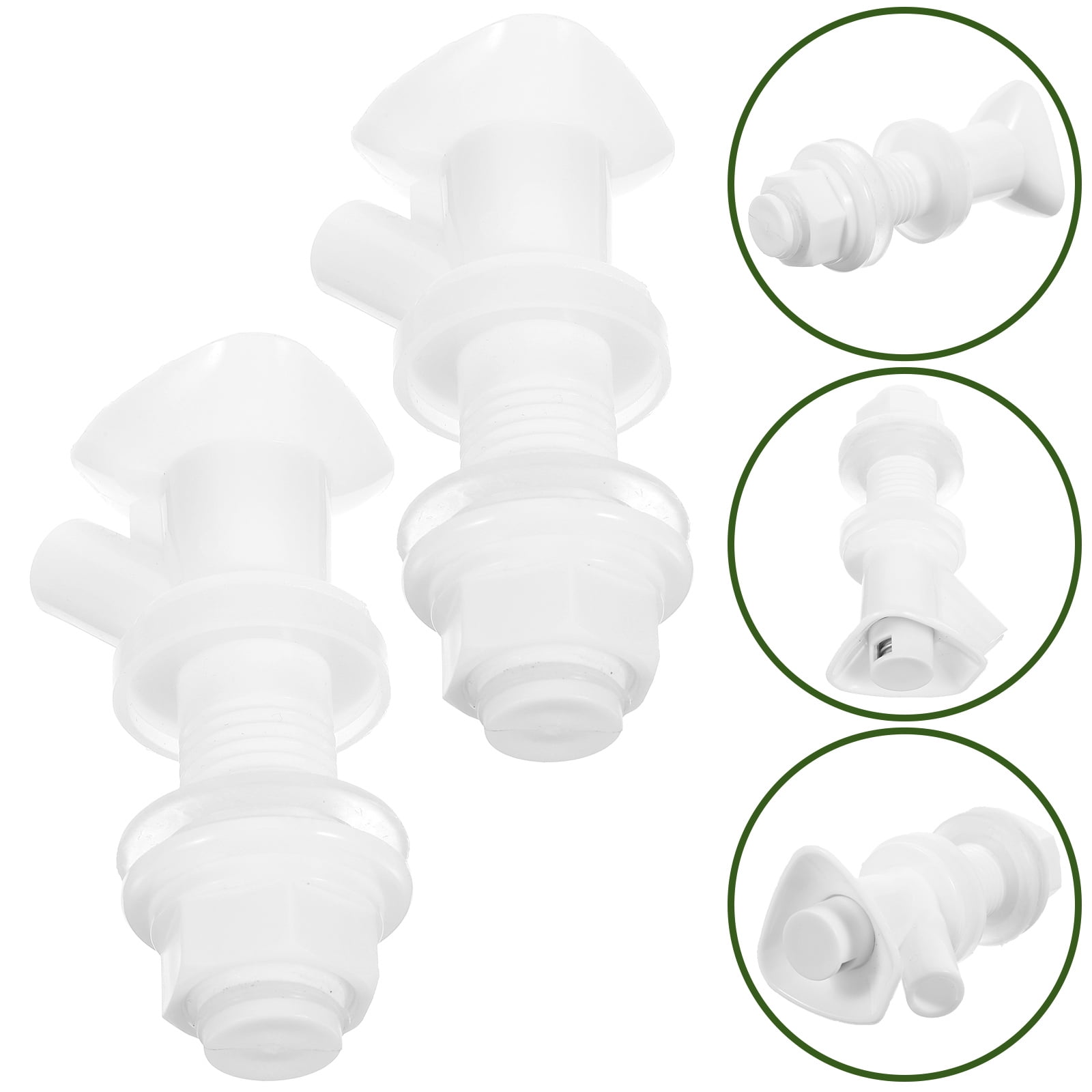 HEALEEP 2Pcs Push Button Spigot Plastic for Water Cooler Beverage Jugs ...