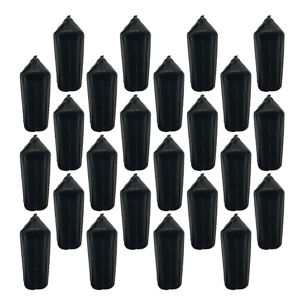 HEALEEP 40Pcs Dart Flight Protectors Plastic Black for Fixing Wing ...