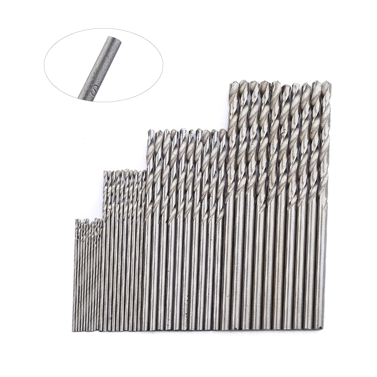 HEALEEP 40Pcs Round Precision Drill Bit Plastic Woodworking - Walmart.com