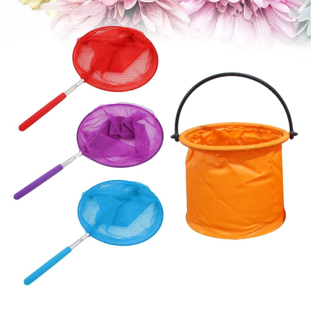 HEALEEP 4Pcs Butterflies Catching Nets for Children with 20 Cm Diameter ...