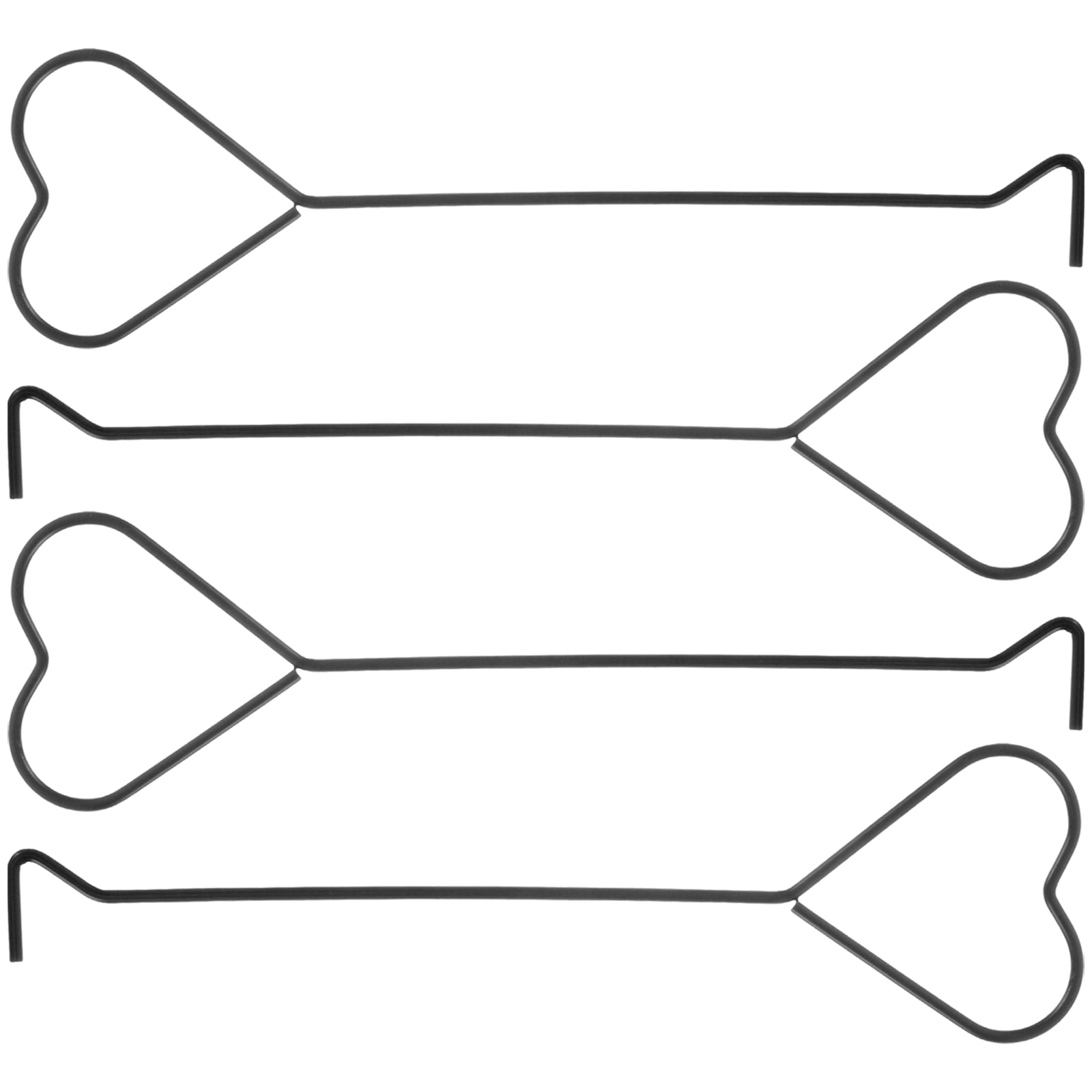 HEALEEP 4Pcs Iron Candle Wick Dippers in Heart Shape for Extinguishing ...