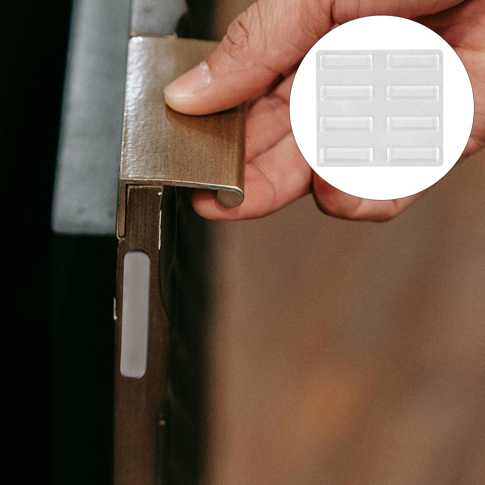 HEALEEP 5 Sheets Cabinet Door Anti-collision Strip Drawer Silicone ...