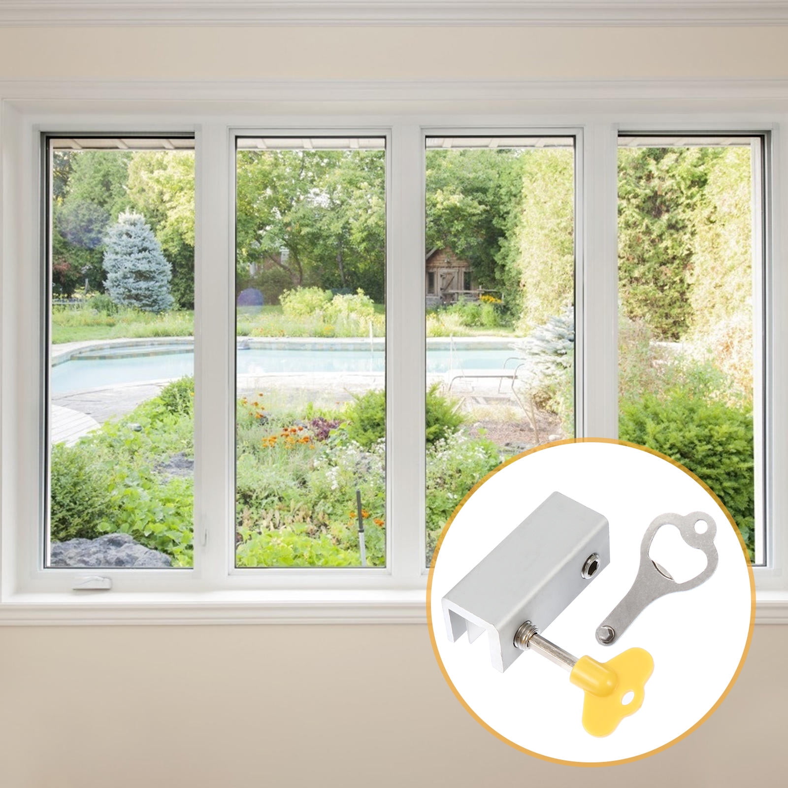 HEALEEP 5Pcs Anti-Theft Safety Window Lock for Childproofing and Doors ...