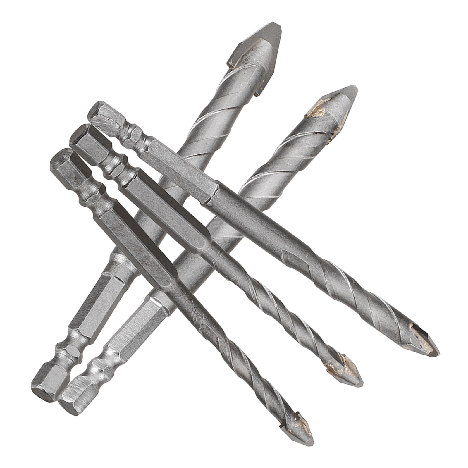 HEALEEP 5Pcs Drill Bits for Brick Walls Tungsten Steel Alloy with ...