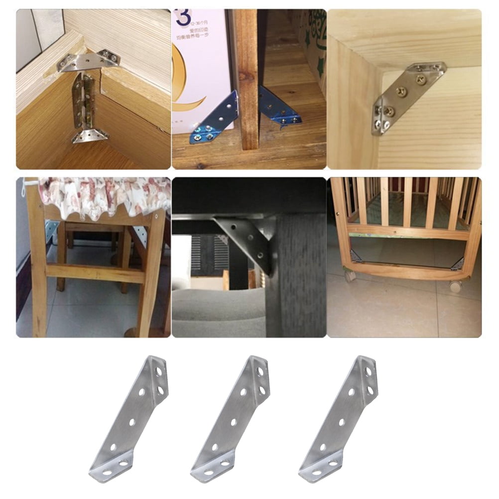 HEALEEP 5Pcs General Users Right Angle Support Furniture Angle Brackets ...