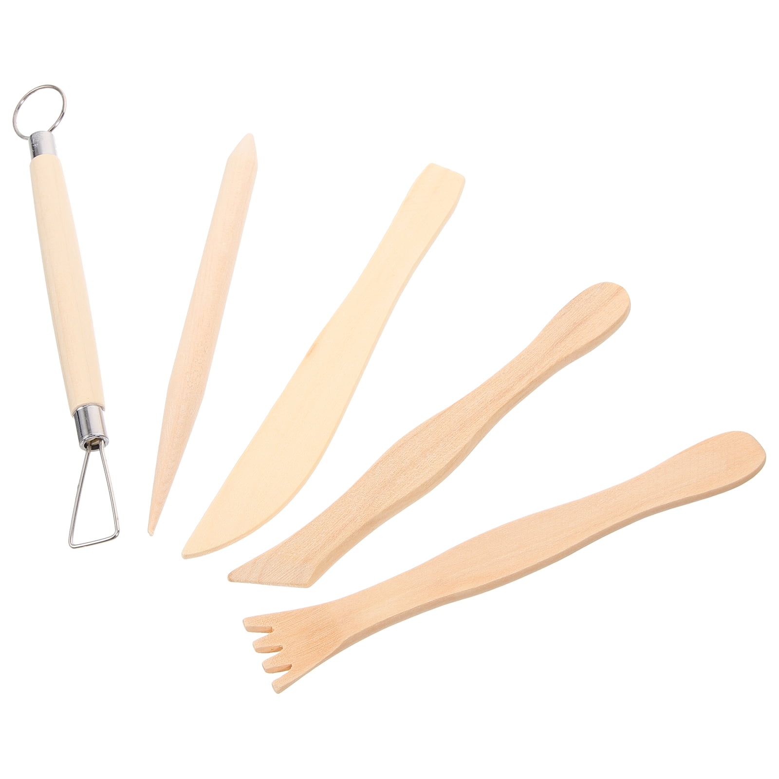 HEALEEP 5Pcs Pottery Clay Texture Tools for Clay Working in Diy ...