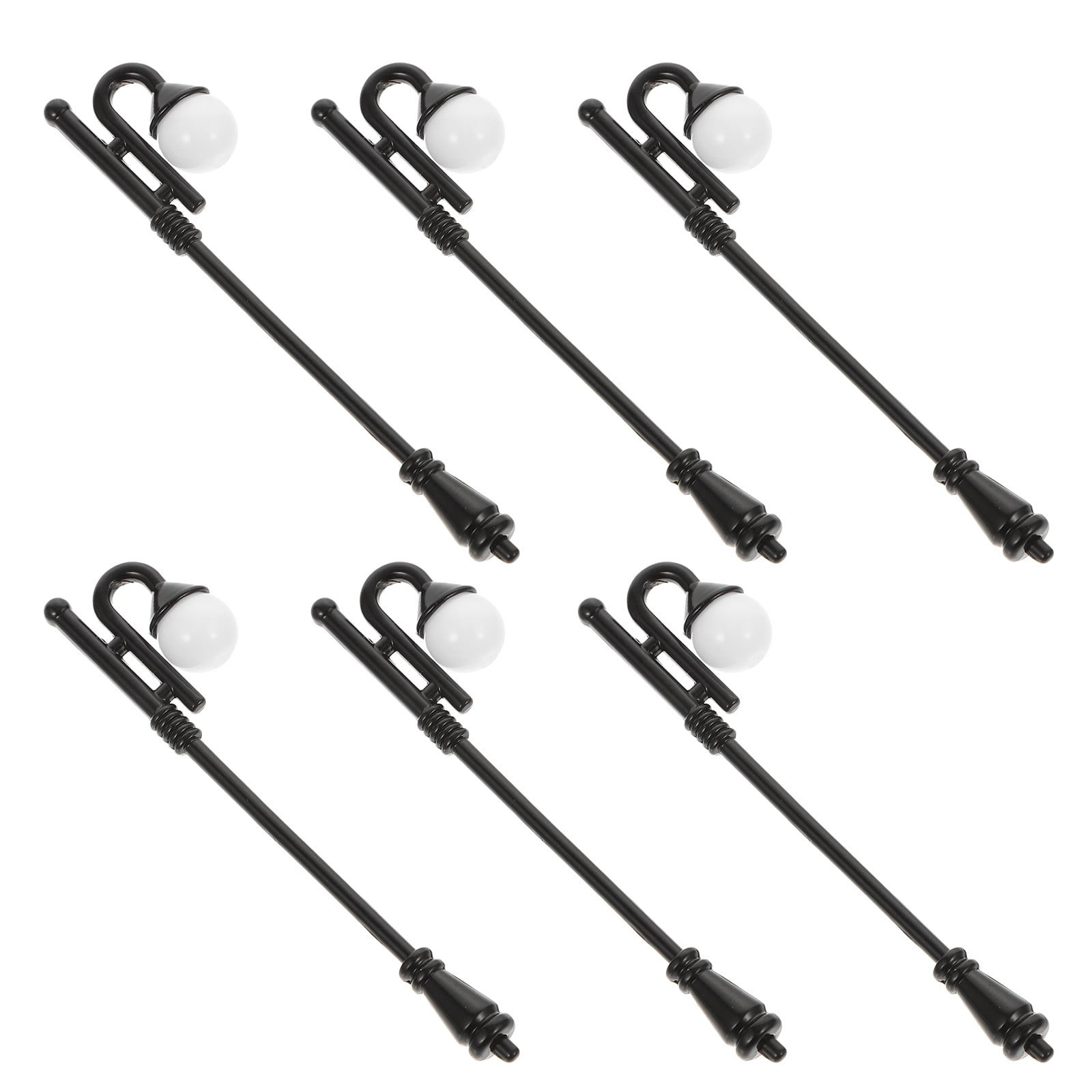 HEALEEP 6Pcs Miniature Street Lamp Models for Mini House Design and Use ...