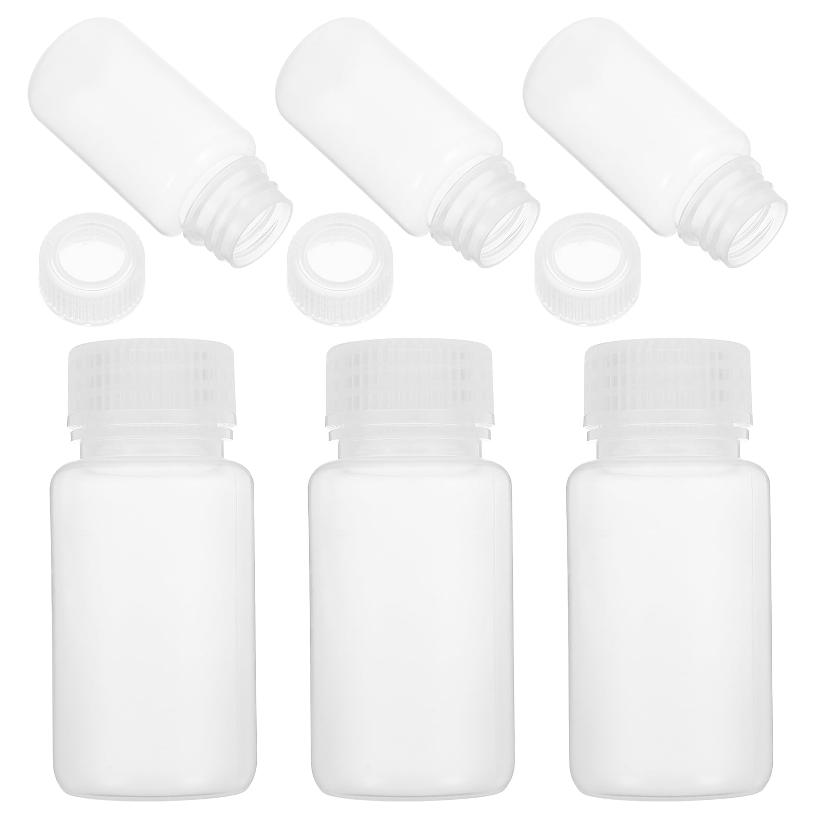 HEALEEP 6pcs Chemical Reagent Bottles Small Sample Containers Sealing ...