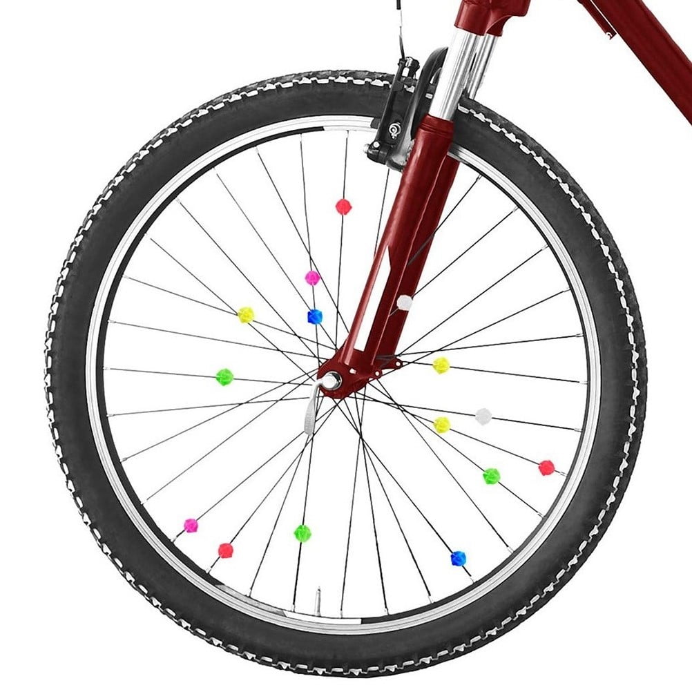 HEALEEP Bike Decorations Glow 36 Pcs Round Plastic Luminous Beads for ...