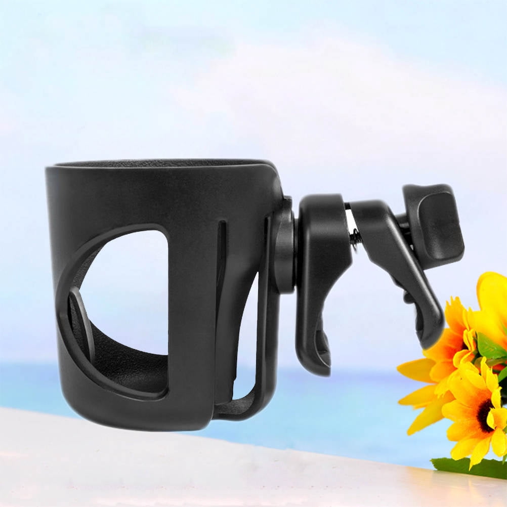 HEALEEP Black Round Cup Holder 1Pcs for Wheelchairs 360 Degree Rotation ...