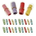 HEALEEP Clear Mini Capsule Message Bottles 50pcs Message Bottles Clear ...