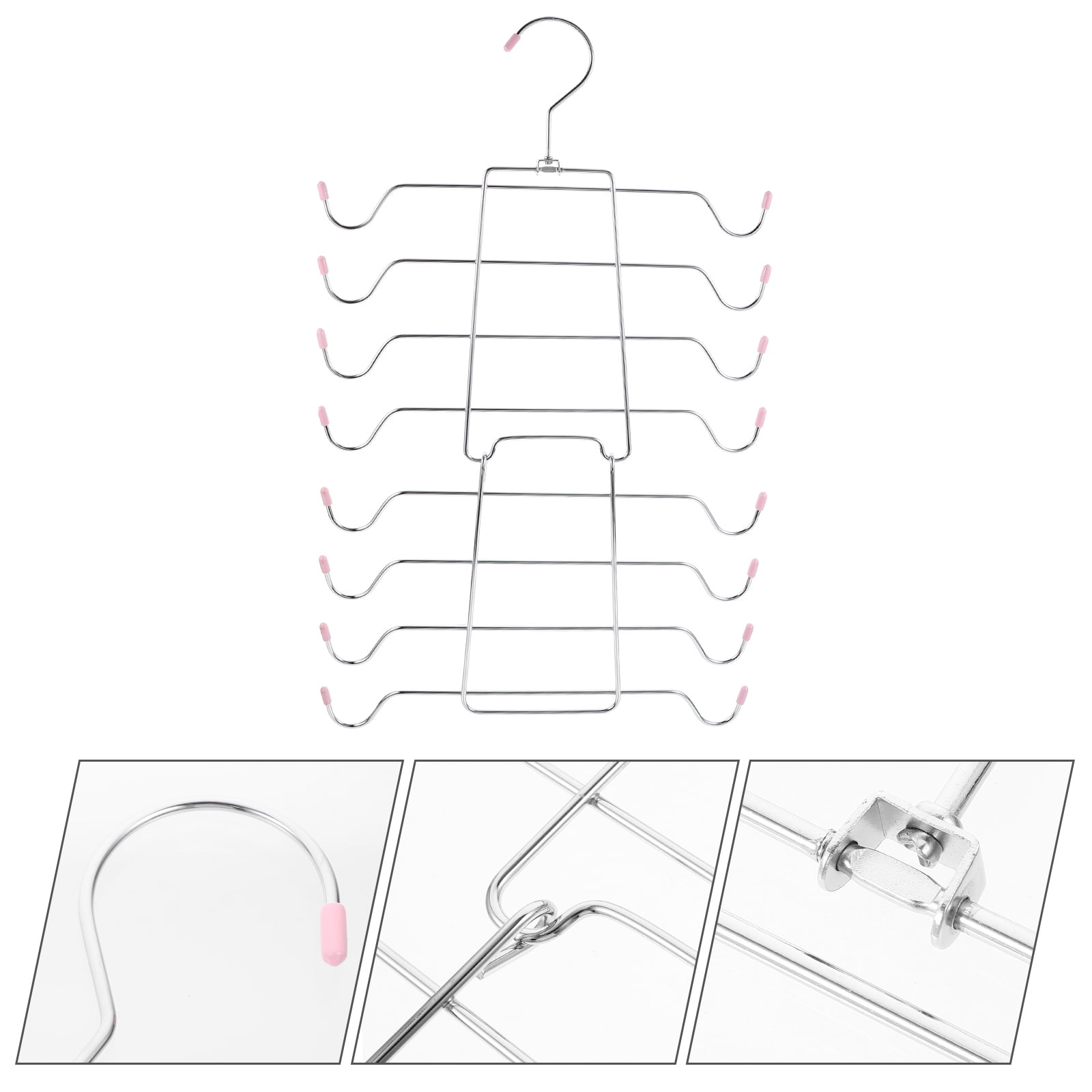 HEALEEP Closet Bra Hanger Multilayer Underwear Hanger Foldable Iron Bra ...